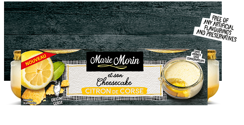 Corsican lemon cheesecake - Marie Morin